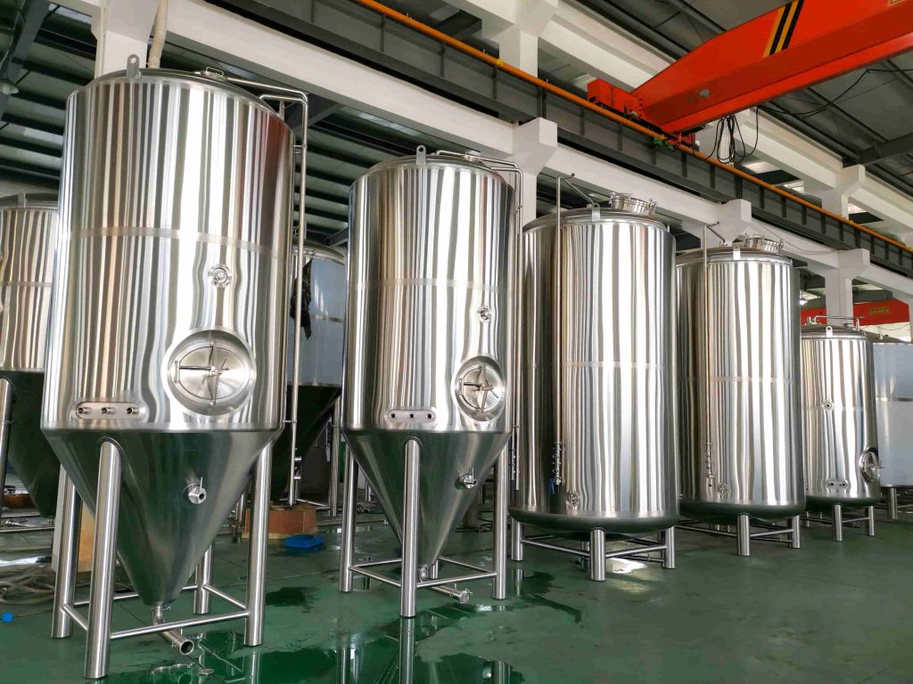 Stainless steel brewing tanks by SKE: 7 Turnkey Brewery Solutions